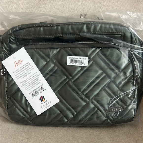 lug | Bags | Nwt Lug Ranger Mini Crossbody Bag In Metallic Olive | Poshmark